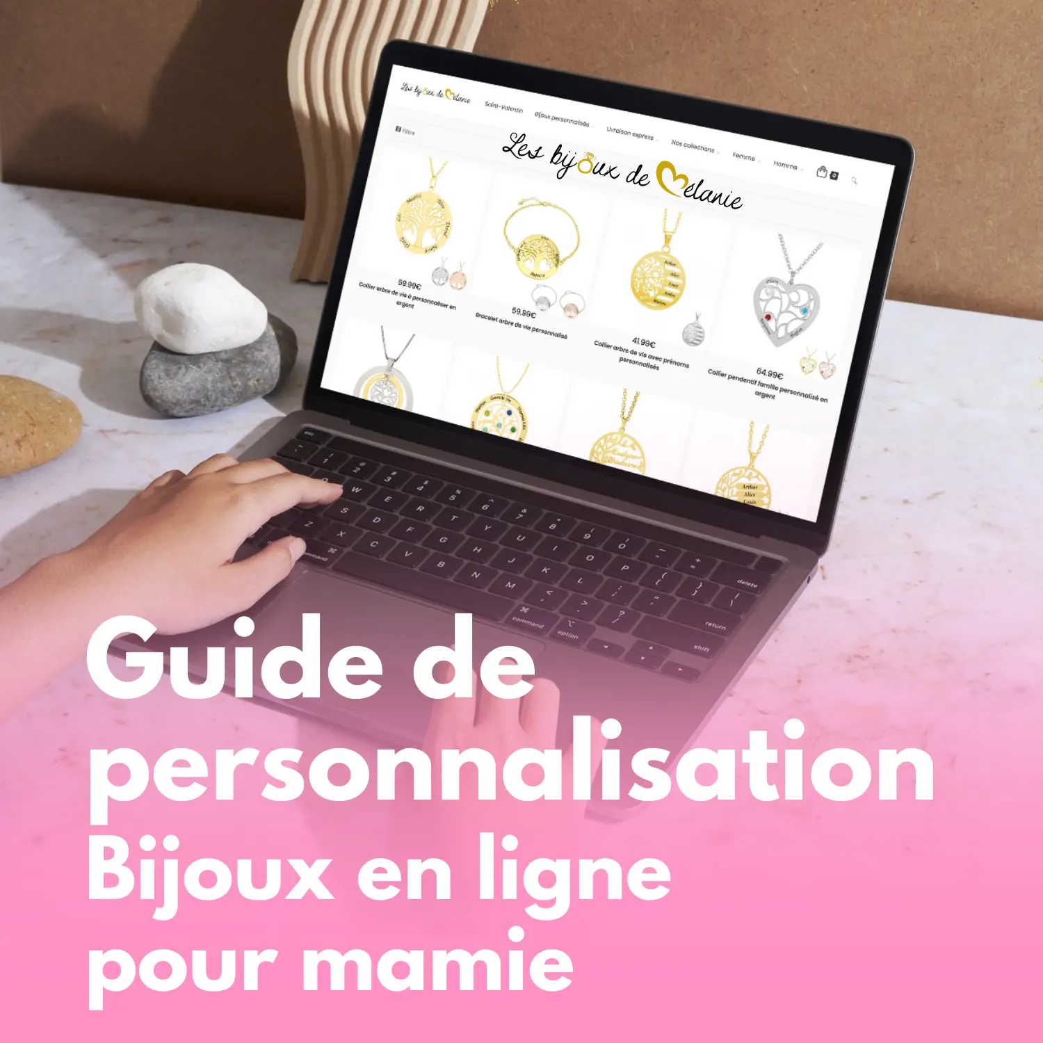 Bijoux Personnalisés en Ligne pour mamie - Les bijoux de Mélanie